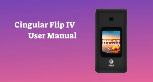 AT&T Cingular Flip IV User Manual - PhoneCurious