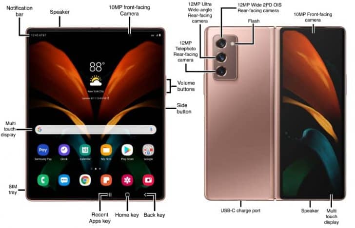 Samsung Galaxy Z Fold 2 5G User Manual - PhoneCurious