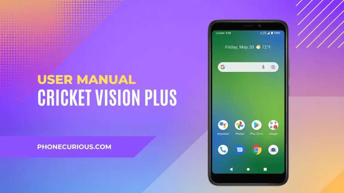 Cricket Vision Plus User Manual - PhoneCurious