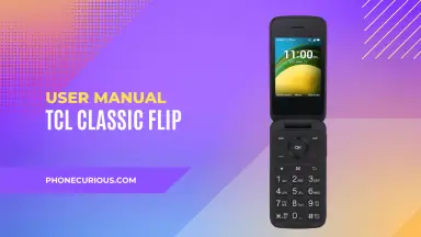TCL Classic Flip Phone User Manual (Cricket Wireless) - PhoneCurious