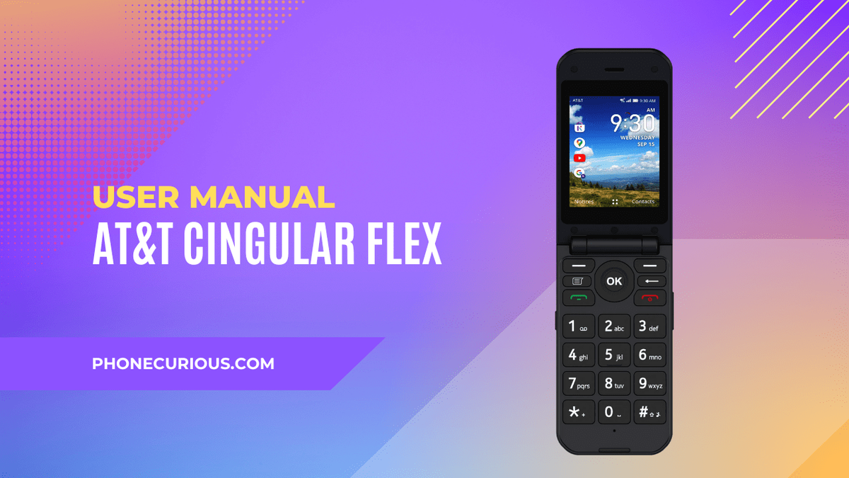 AT&T Cingular Flex Flip Phone User Manual - PhoneCurious