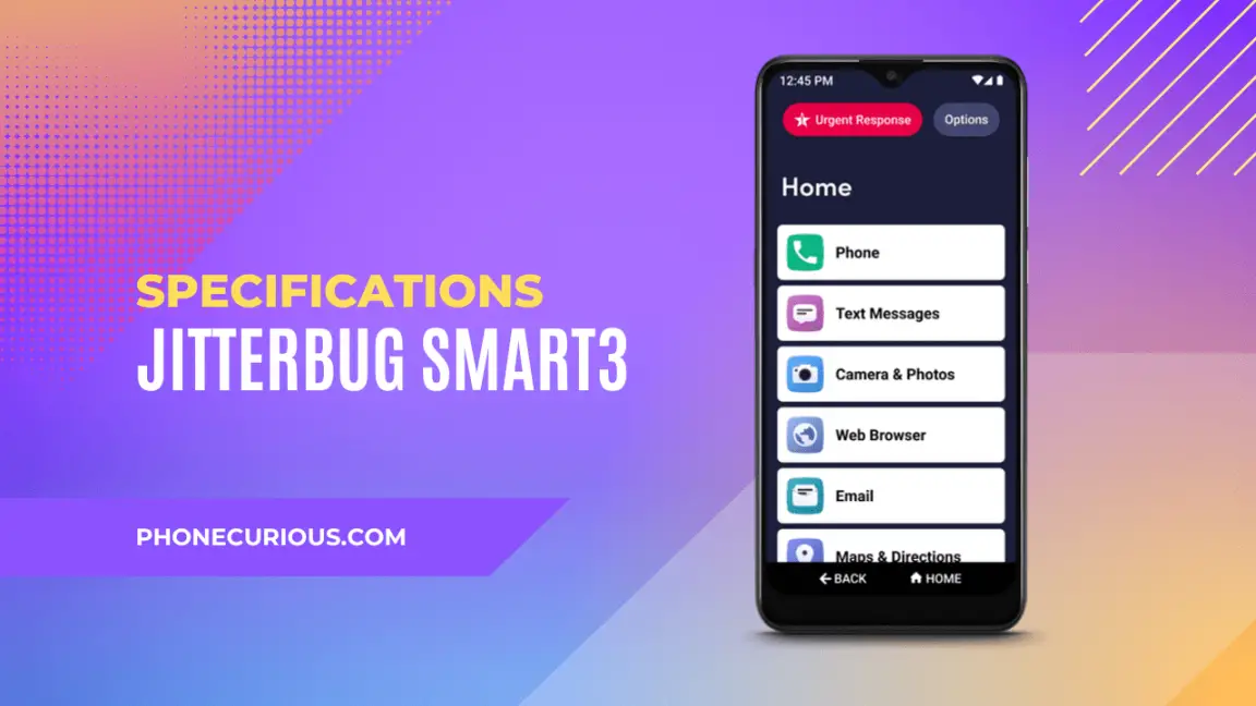 Lively Smart / Jitterbug Smart3 Specifications and Features - PhoneCurious