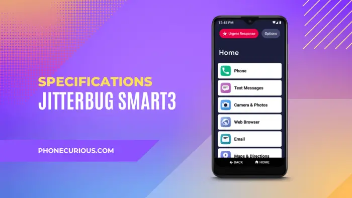 Lively Smart / Jitterbug Smart3 Specifications and Features - PhoneCurious