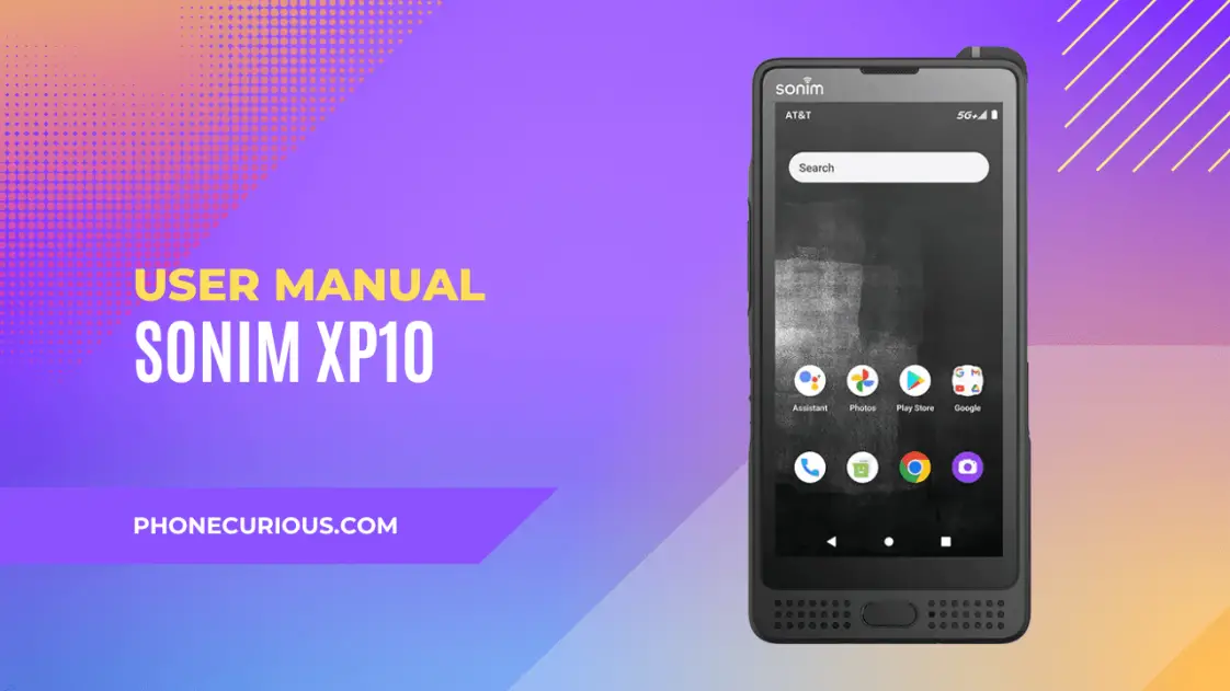 Sonim XP10 User Manual - PhoneCurious