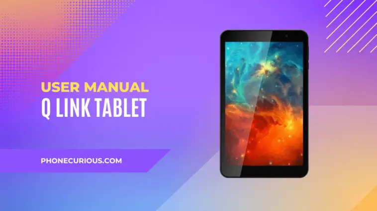 Q Link Scepter 8 Tablet User Manual - PhoneCurious