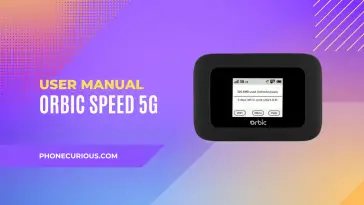 Orbic Speed 5G UW Mobile Hotspot User Manual - PhoneCurious