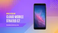 Cloud Mobile Stratus C7 Review (TruConnect Wireless) - PhoneCurious
