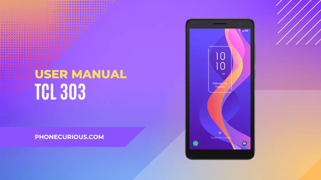 TCL 303 User Manual - PhoneCurious