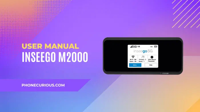 Inseego 5G MiFi M2000 Mobile Hotspot User Manual - PhoneCurious