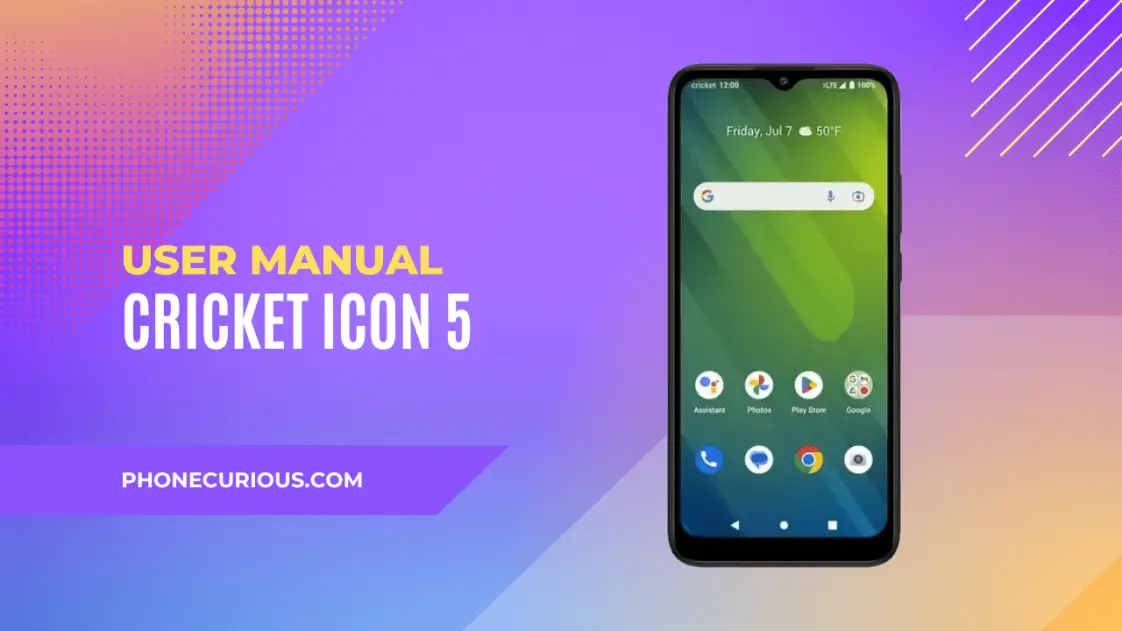 Cricket Icon 5 User Manual - PhoneCurious