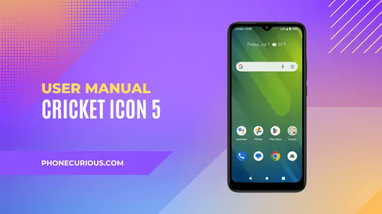 Cricket Icon 5 User Manual - PhoneCurious