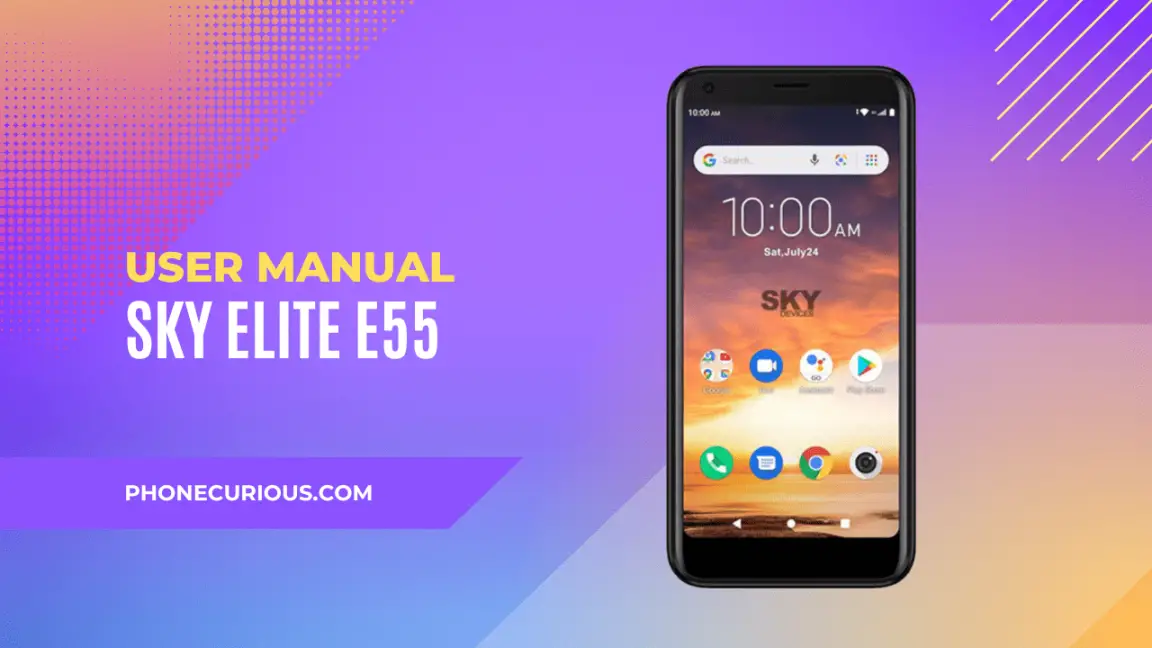 SKY Elite E55 User Manual - PhoneCurious