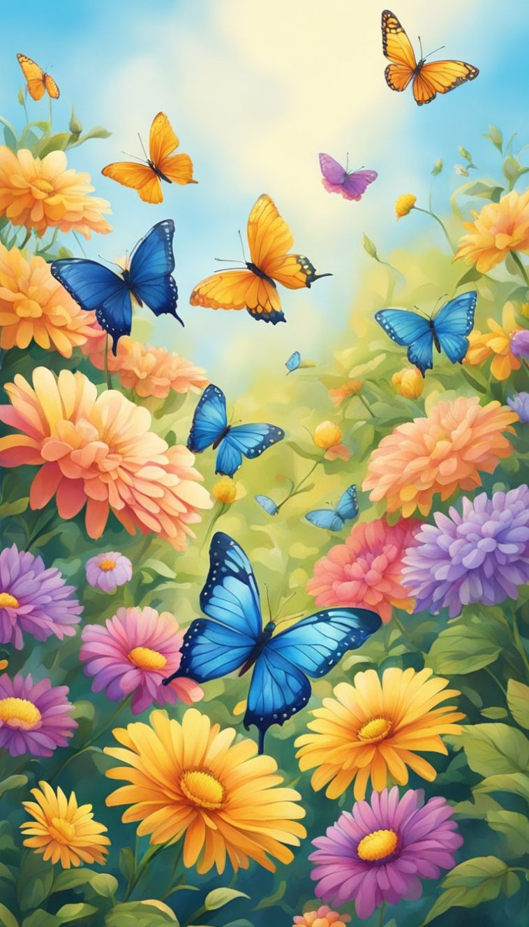12 Summer iPhone Wallpaper Backgrounds: Flowers, Blue Sky, Butterflies ...