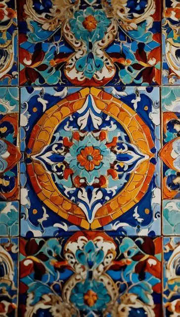 12 Summer iPhone Wallpaper Backgrounds: Colorful Tile - PhoneCurious