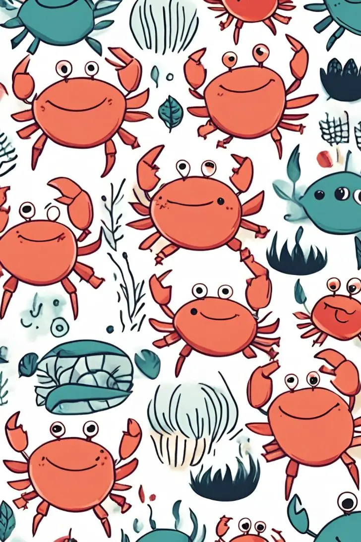 12 Summer iPhone Wallpaper Backgrounds: Cute Crab - PhoneCurious