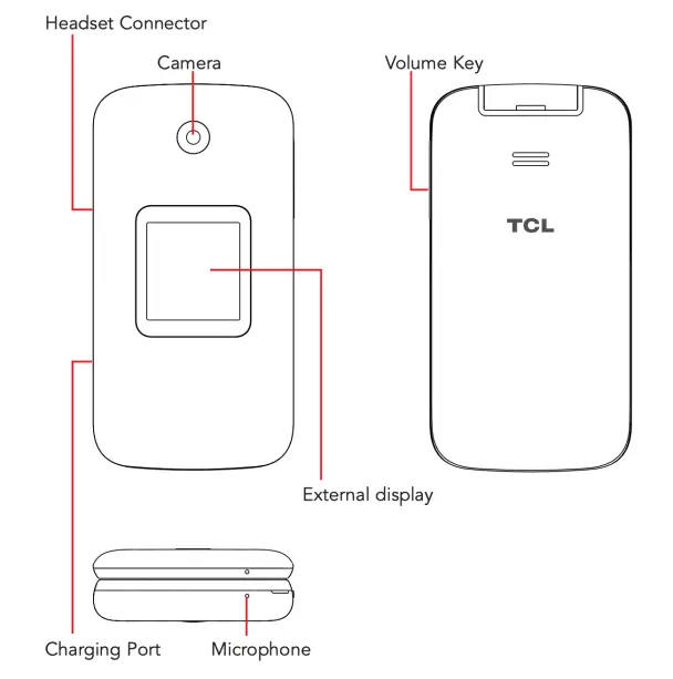 TCL Flip Phone Manual / User Guide - PhoneCurious