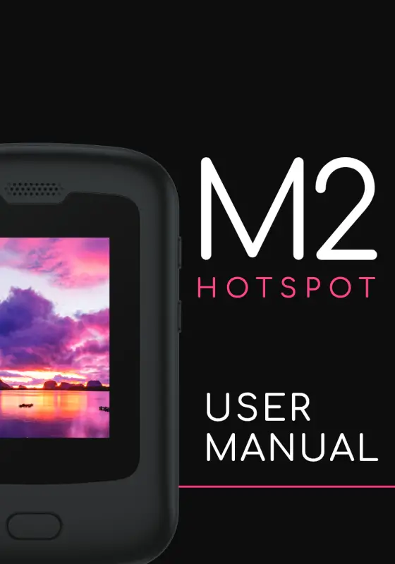 Cloud Mobile Sky M2 Hotspot User Manual - PDF Download - PhoneCurious